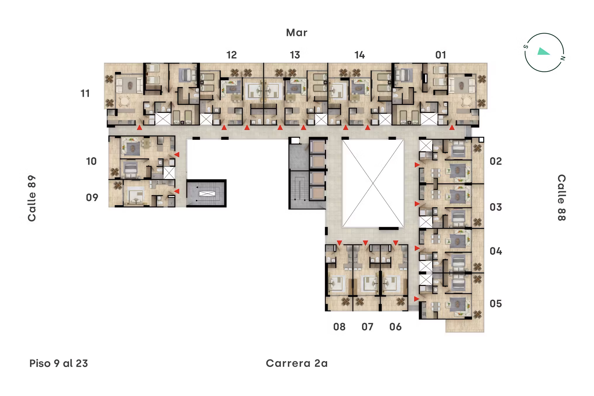 23 Proyectos de vivienda en Santa Marta sobre planos - Apartamentos ...